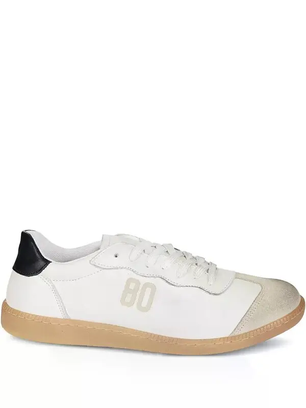 BE980 Harvard Leather Sneakers - White/black