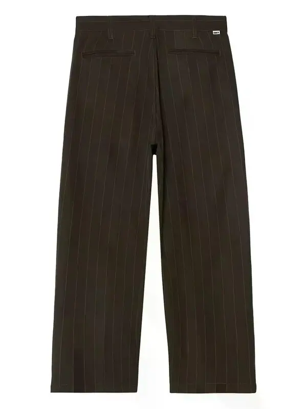 Obey Pinstripe Pleated Trousers