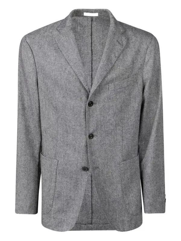 Boglioli Three-button Patch-pocket Jacket - Grey