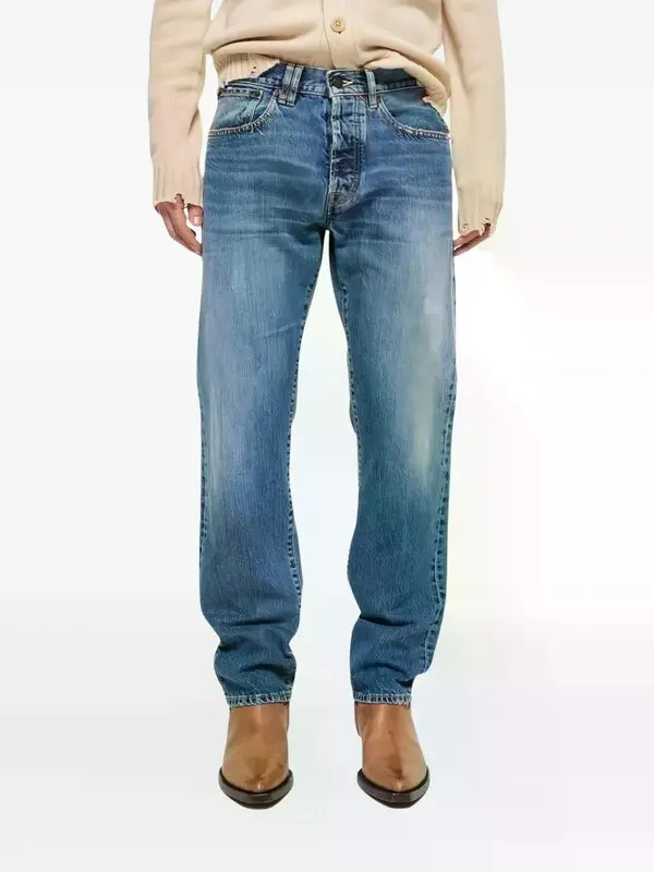 CYCLE Five-pocket Straight Leg Jeans