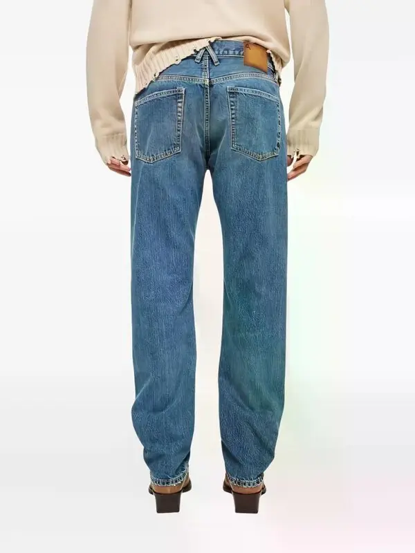 CYCLE Five-pocket Straight Leg Jeans