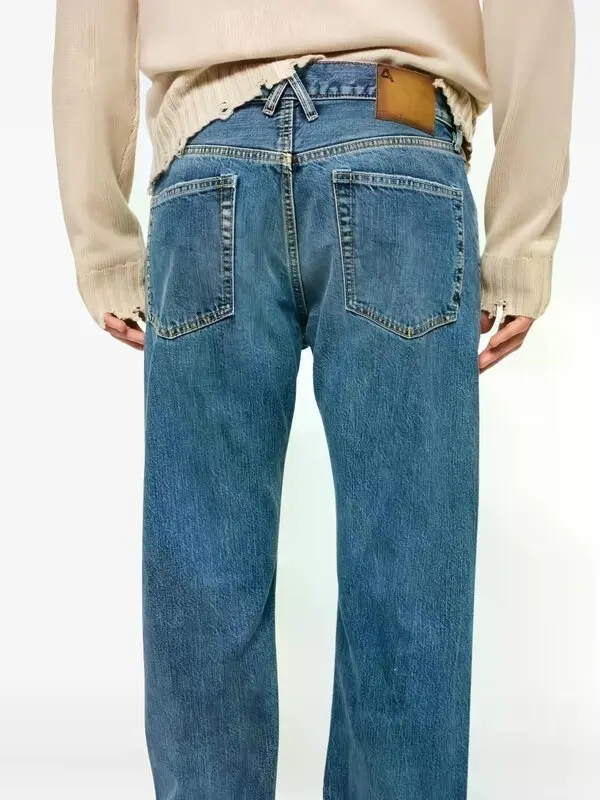 CYCLE Five-pocket Straight Leg Jeans