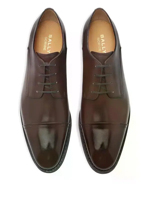 Bally Scribe Leather Oxford Shoes
