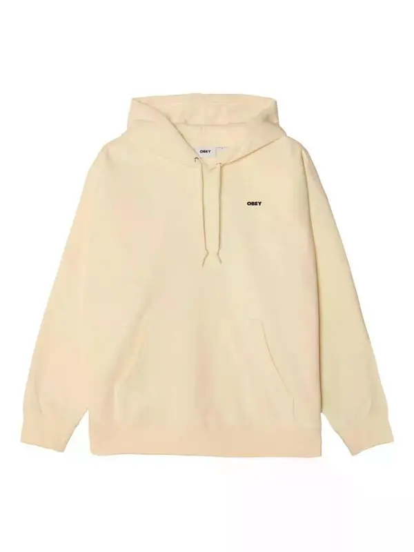 Obey Graphic-print Hoodie - Neutrals