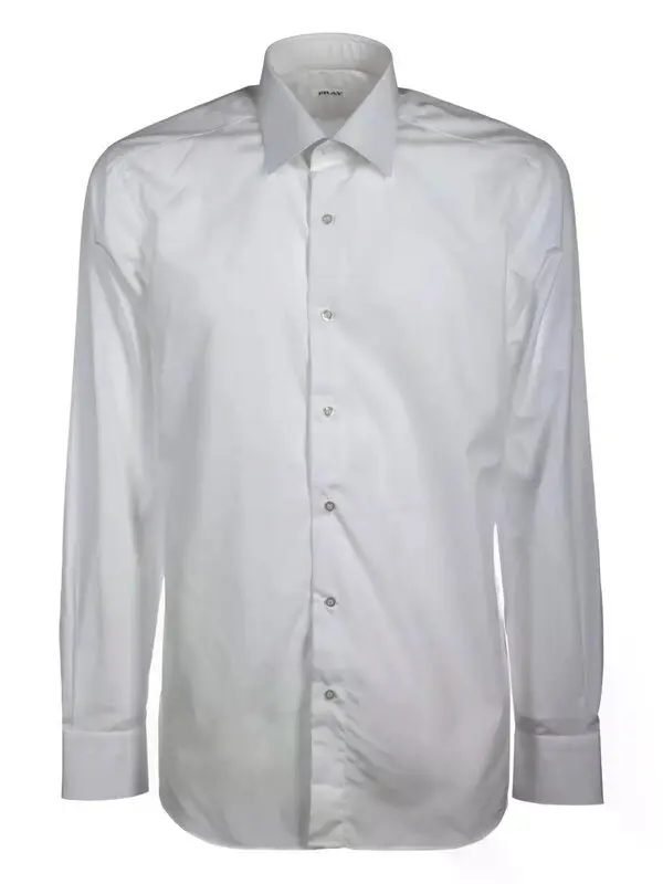 FRAY Cotton Shirt - White