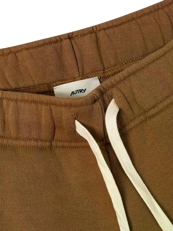 AUTRY Embroidered Drawstring Pants - Brown