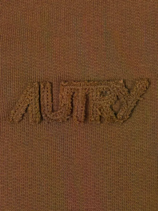 AUTRY Embroidered Drawstring Pants - Brown