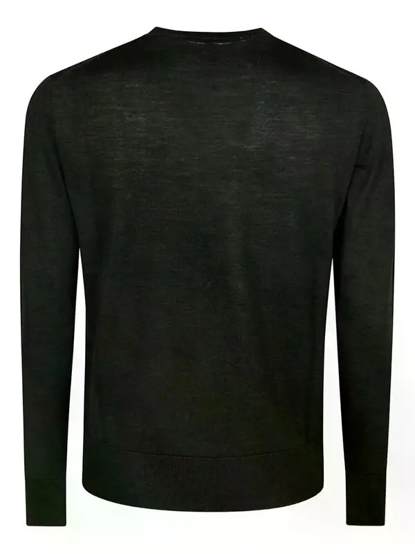Alpha Industries V-neck Wool Sweater - Black