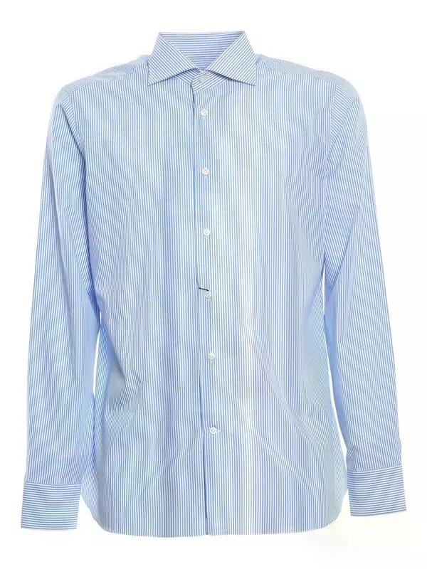 BORRIELLO NAPOLI Striped Cotton Shirt