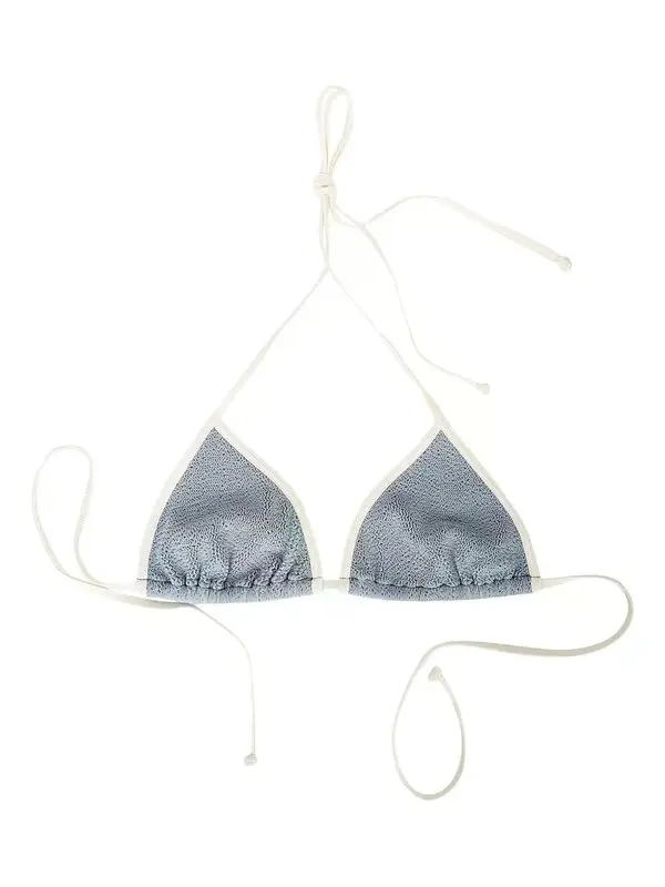 MC2 SAINT BARTH Crinkle-textured Triangle Bikini Top - 05788h Crinkle 3610