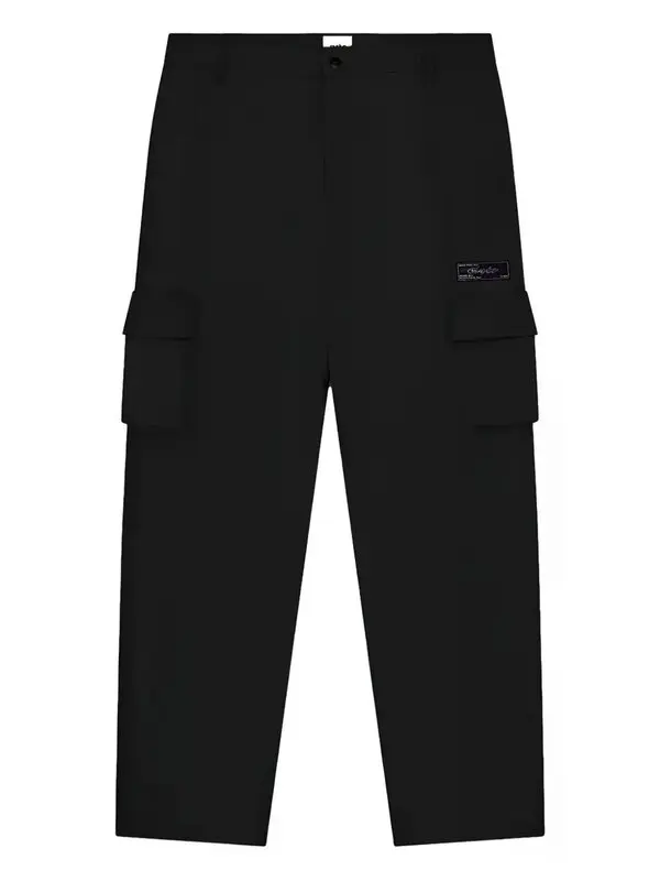 ARTE ANTWERP Patch-pocket Cargo Trousers - Black