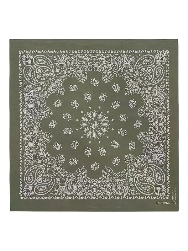 FORTELA Paisley Bandana - Green