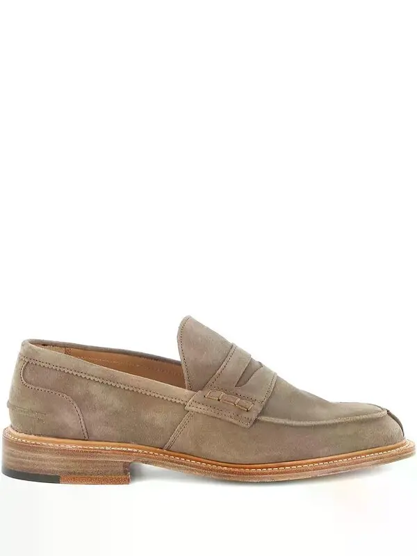 TRICKER'S Suede Loafers - Brown