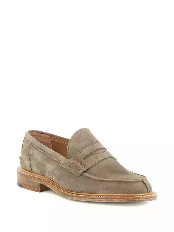 TRICKER'S Suede Loafers - Brown