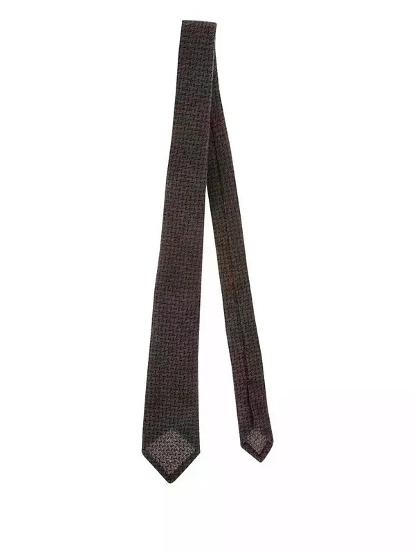 PETRONIUS 1926 Wool Neck Tie - Grey