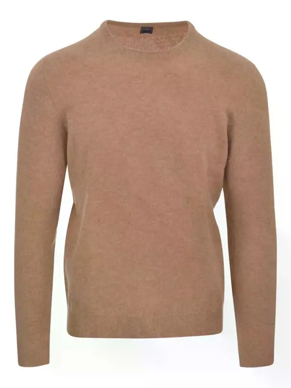 Fedeli Crew-neck Cashmere Sweater - Brown