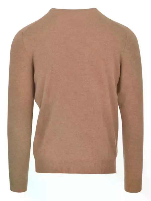 Fedeli Crew-neck Cashmere Sweater - Brown