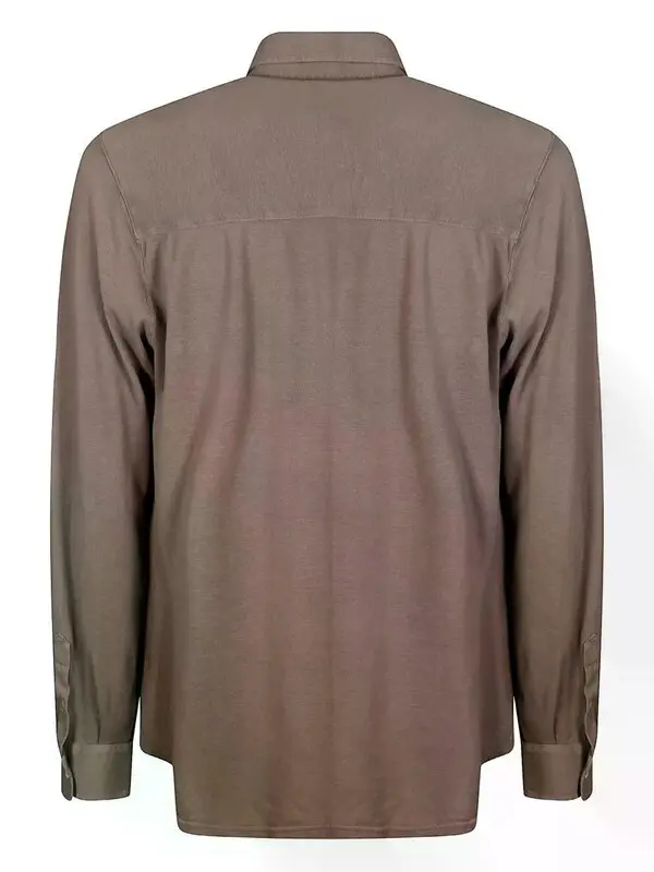 Fedeli Cotton Shirt - Brown