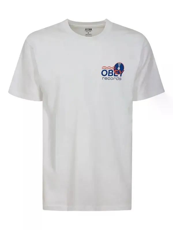 Obey Logo-print T-shirt - White