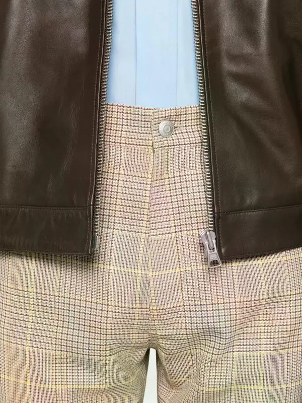 Alexander McQueen Checked Trousers