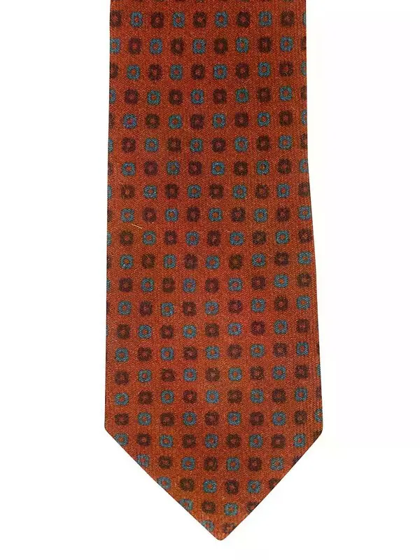 PETRONIUS 1926 Geometric-pattern Wool Neck Tie