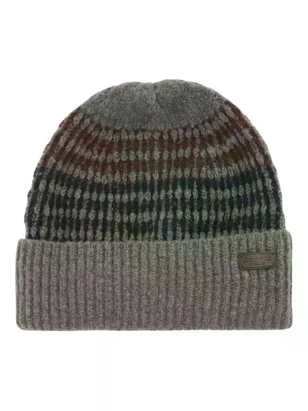 Barbour Knitted Beanie And Scarf Set
