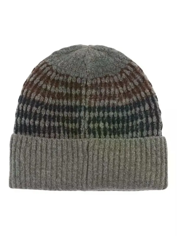 Barbour Knitted Beanie And Scarf Set