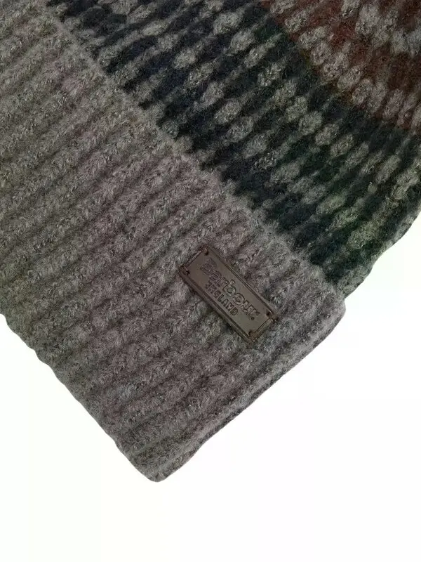 Barbour Knitted Beanie And Scarf Set