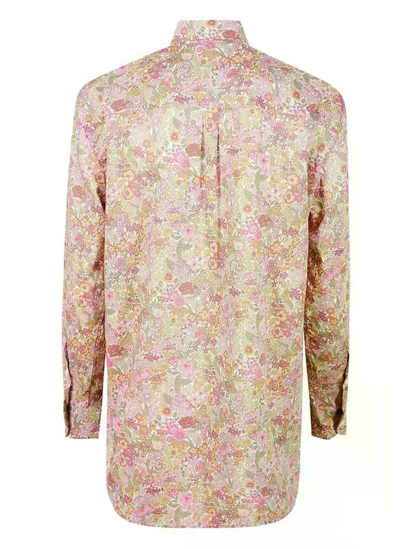 MC2 SAINT BARTH Brigitte Floral French-collar Shirt
