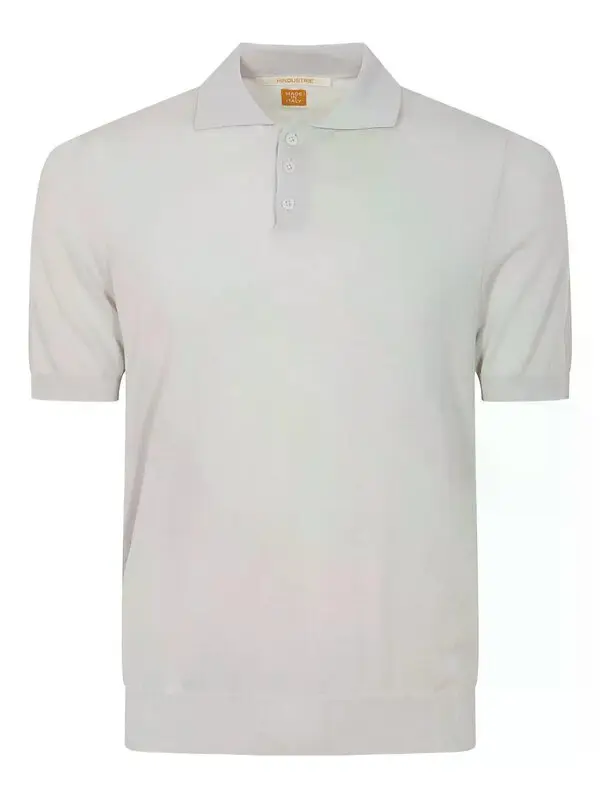 Alpha Industries Short-sleeve Button Polo Shirt - Grey