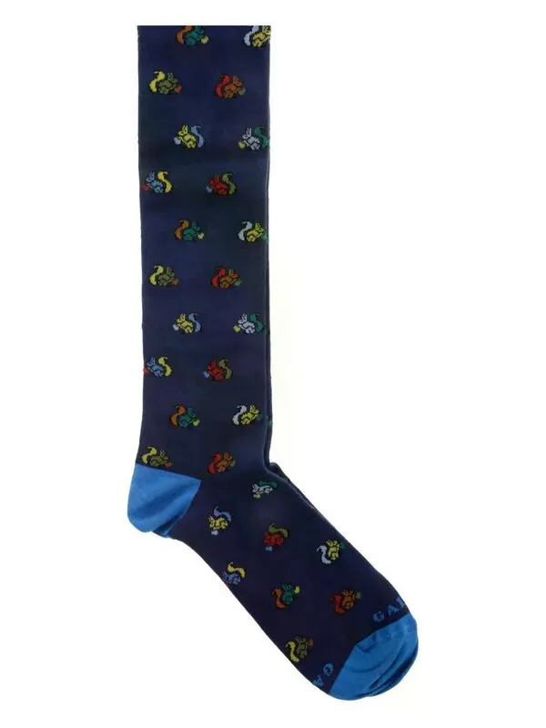 GALLO Squirrel Patterned Socks