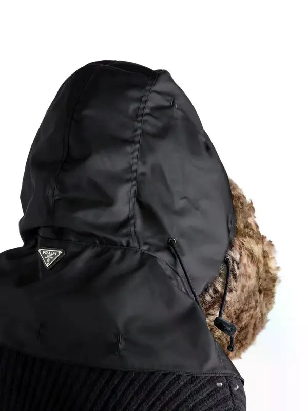 Prada Shearling-trimmed Hood