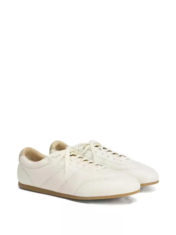 LEMAIRE Panelled Leather Sneakers - White