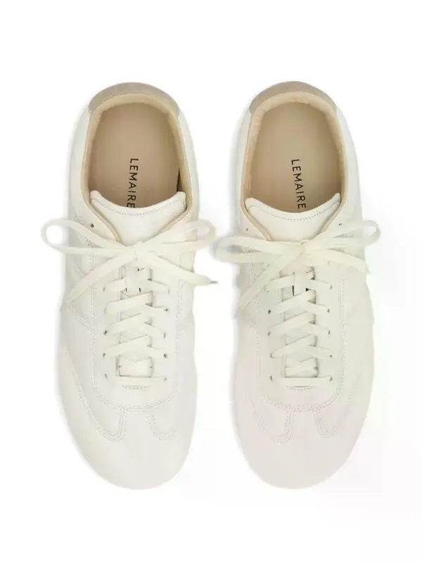 LEMAIRE Panelled Leather Sneakers - White