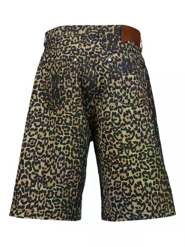 Rhude Leopard-print Shorts - Brown
