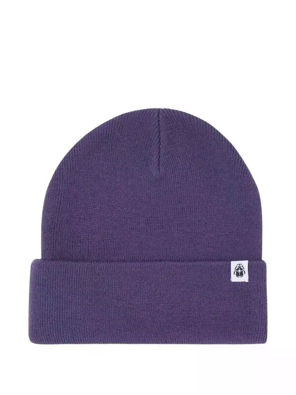 Edwin Logo-patch Beanie - Purple