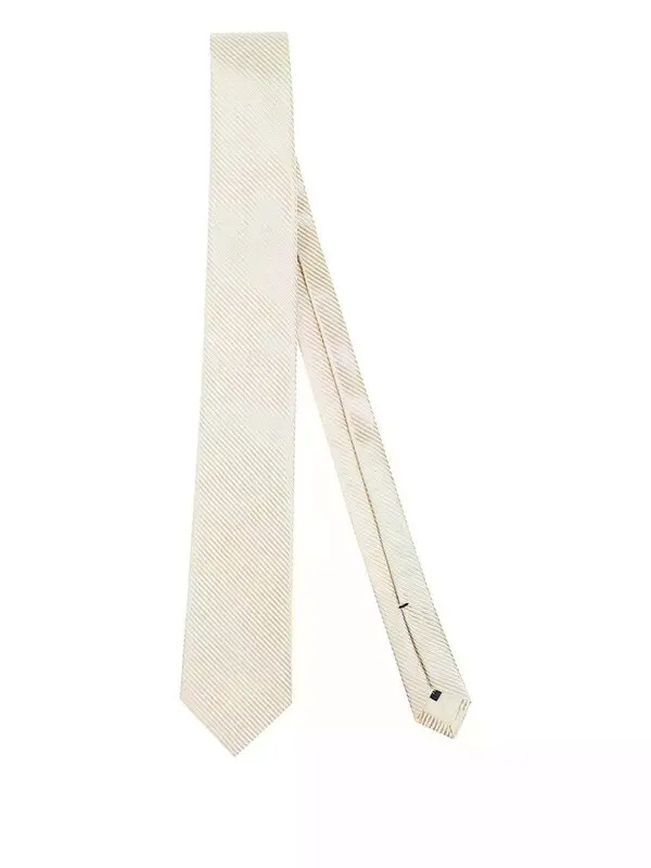 ERRICO FORMICOLA Striped Neck Tie - Neutrals
