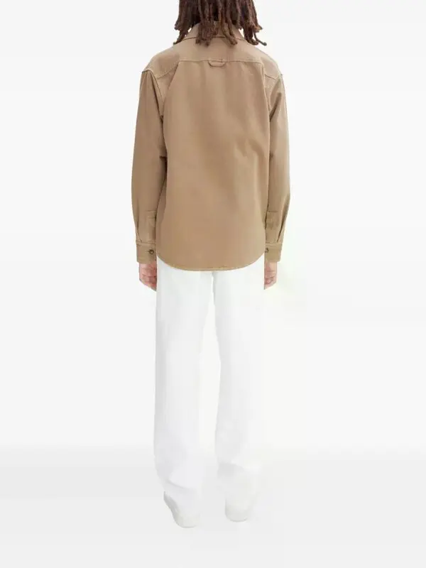 A.p.c. Logo-embroidered Shirt Jacket