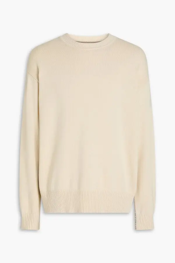 Rag & Bone Cotton Clarkson Sweater - Beige