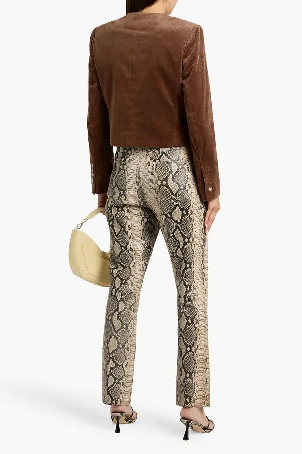 Veronica Beard Bentley Double-breasted Corduroy Jacket