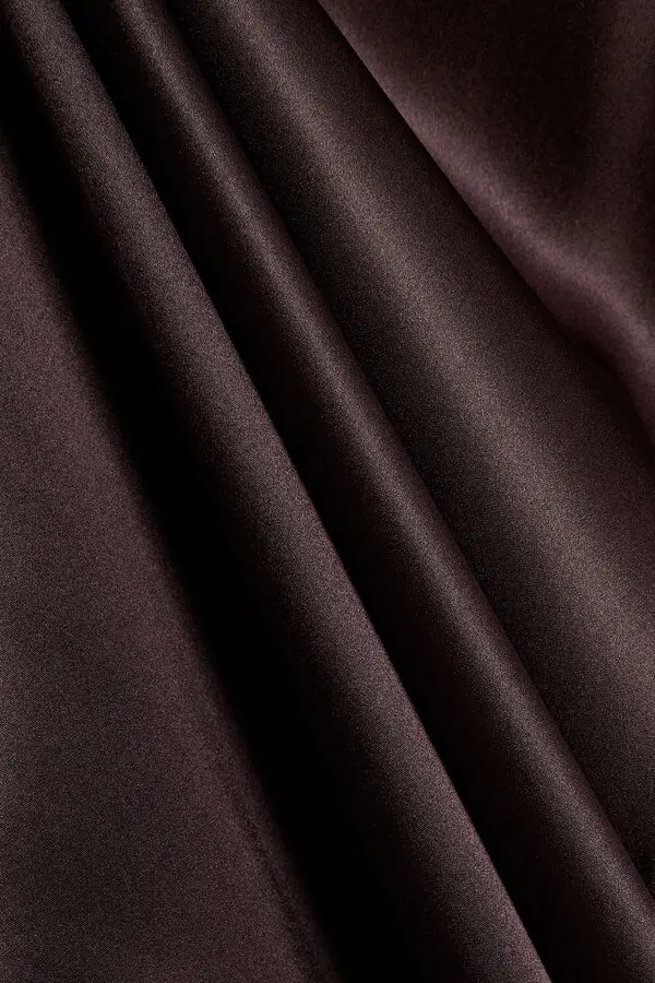 Veronica Beard Alberta Silk-blend Satin Halterneck Maxi Dress
