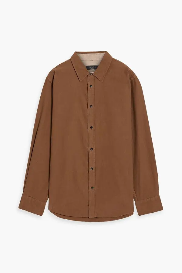 Rag & Bone Finch Cottoncorduroy Shirt - Light Brown