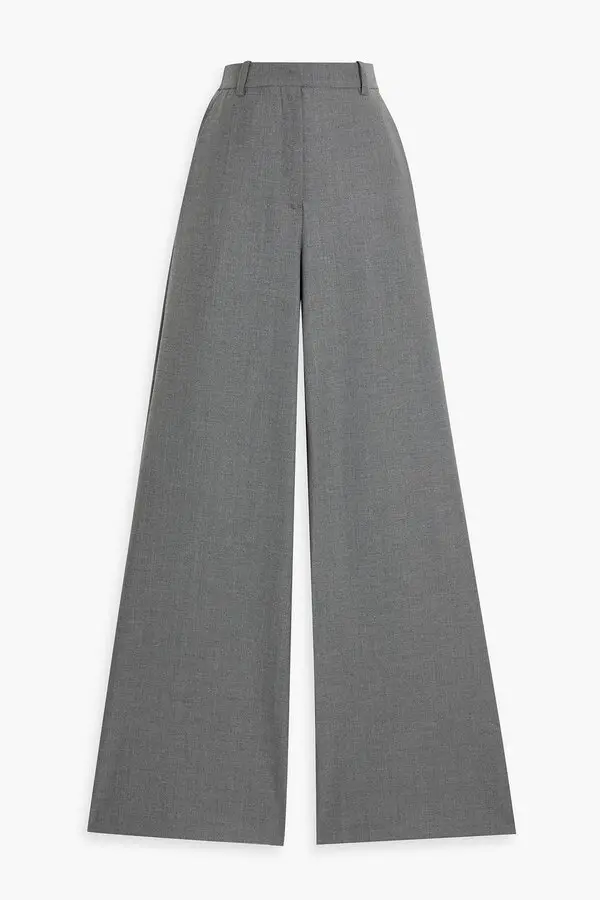 Maje Twill Wide-leg Pants