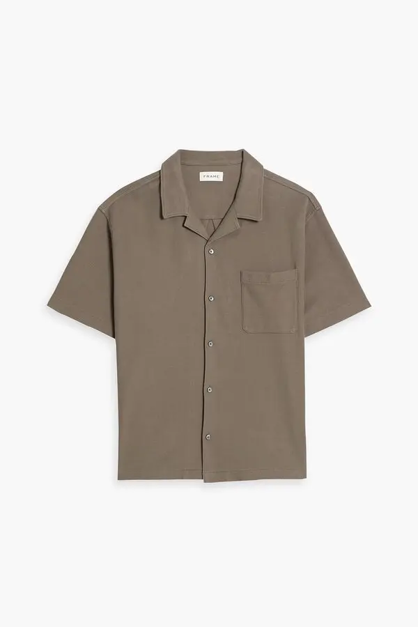 FRAME Cottonpiqué Shirt - Taupe
