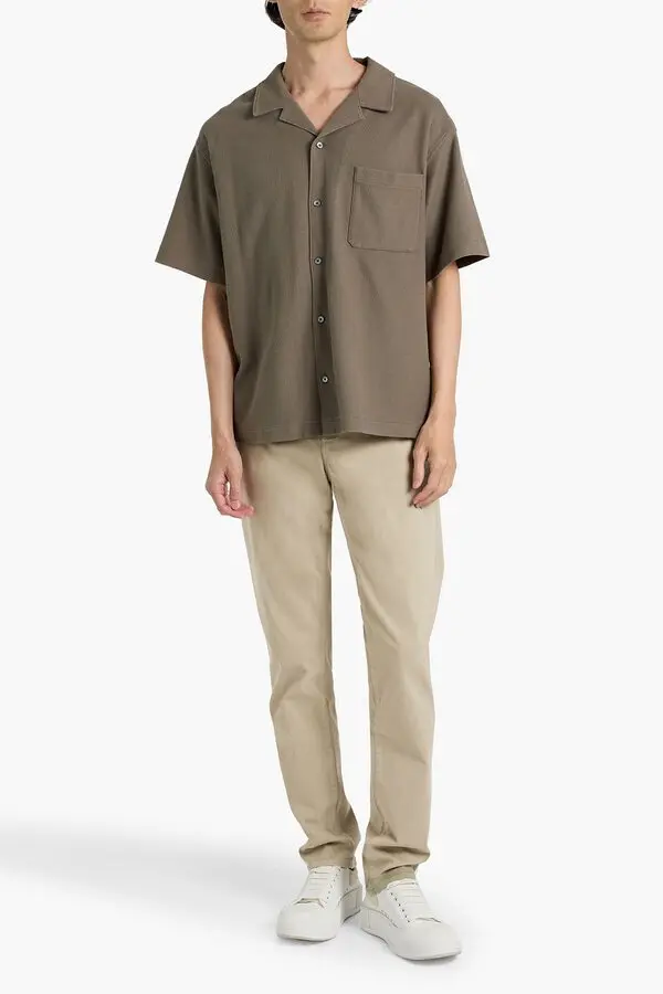 FRAME Cottonpiqué Shirt - Taupe