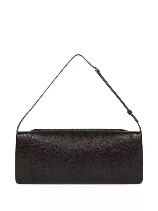 COURREGES Snakeskin-embossed Clutch