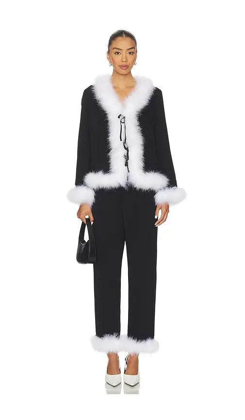 Sleeper Venus In Love Blouse & Pants With Feathers