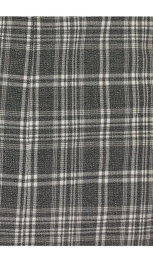 YUHAN WANG Hand Crafted Rose Check Halterneck Dress