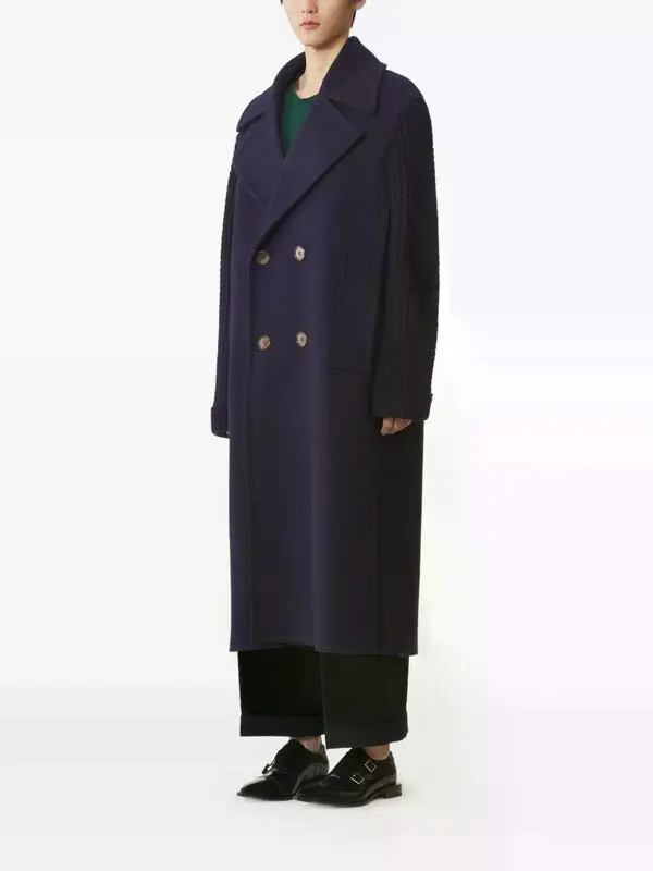 LANVIN Virgin Wool Double-breasted Coat