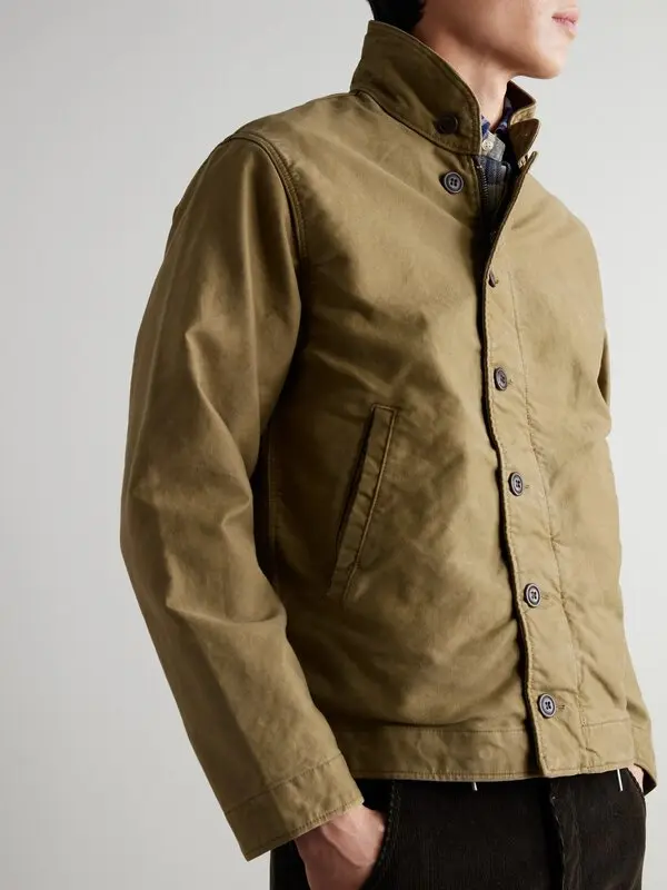 Ralph Lauren Corduroy-trimmed Cotton Jacket - Green